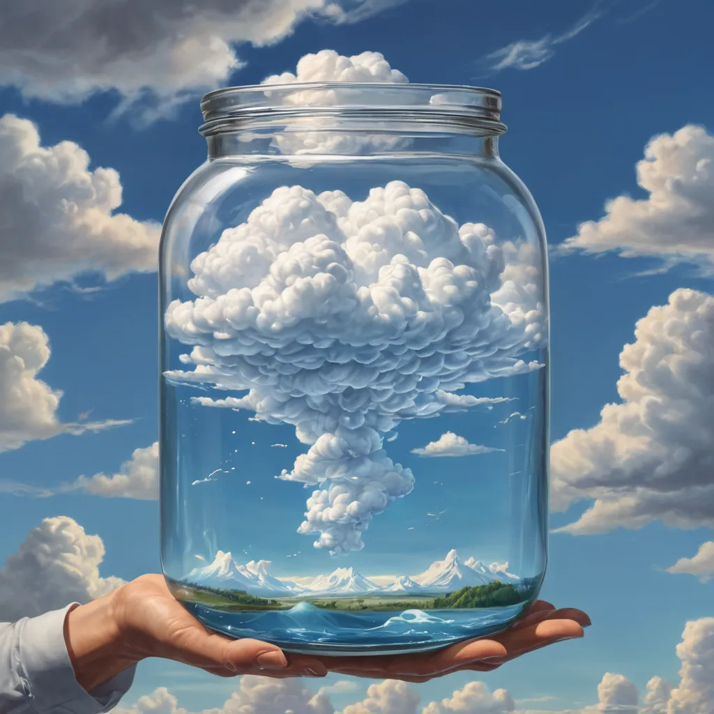 Cloud in a Jar Experiment: Unveiling Atmospheric Science