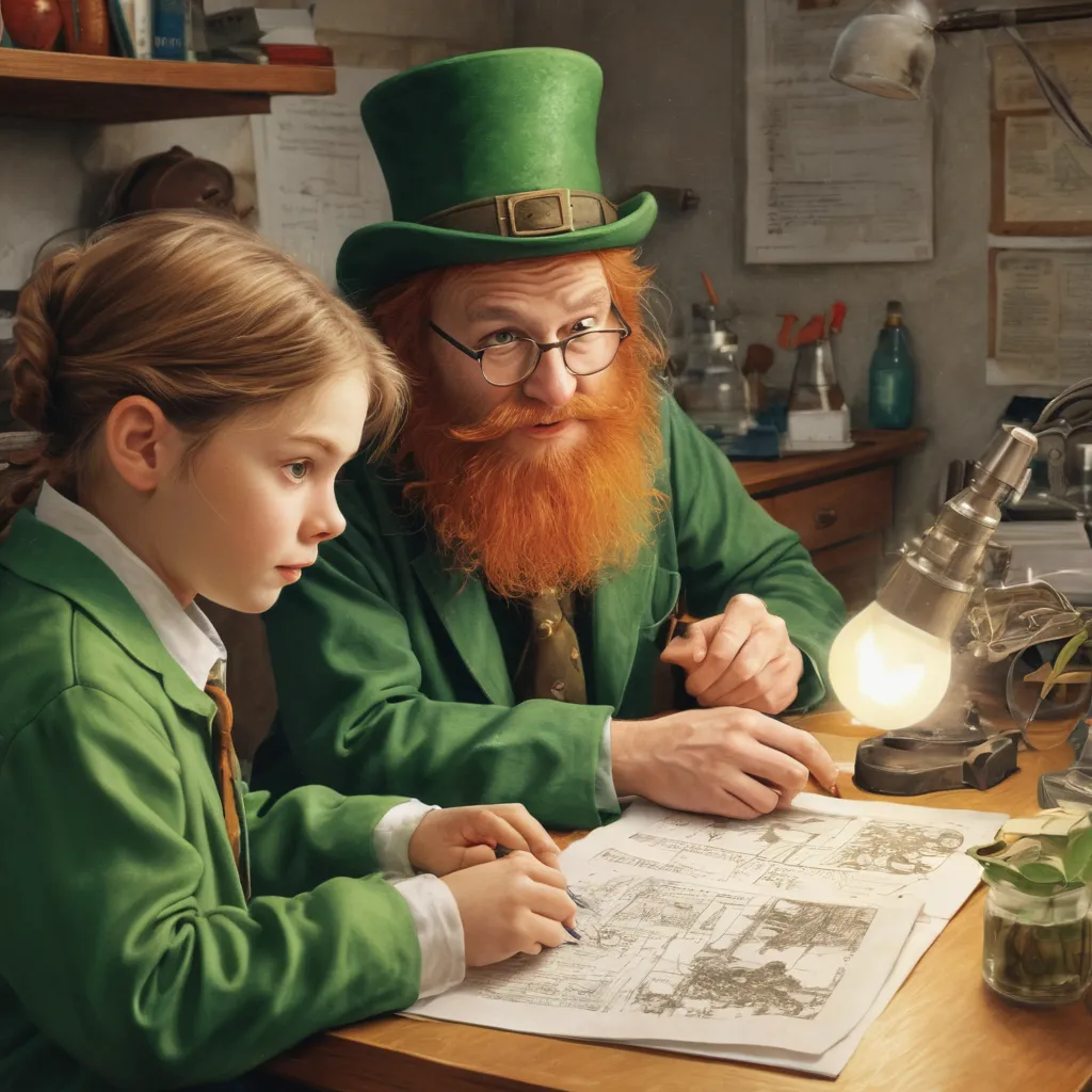 Cutting Out the Leprechaun: Inspiring Young Scientists