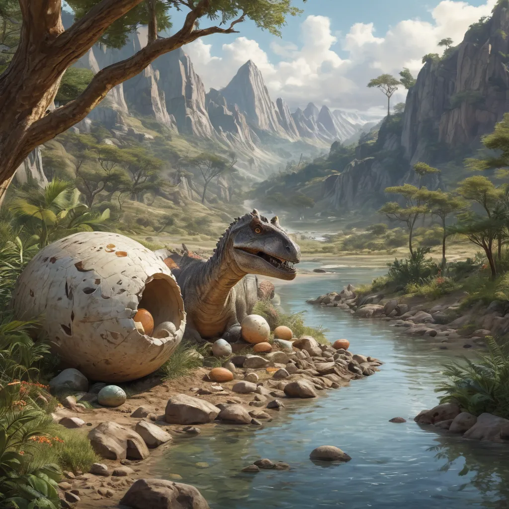 Unveiling the Enigmatic Process of Dinosaur Eggs Hatching in Water