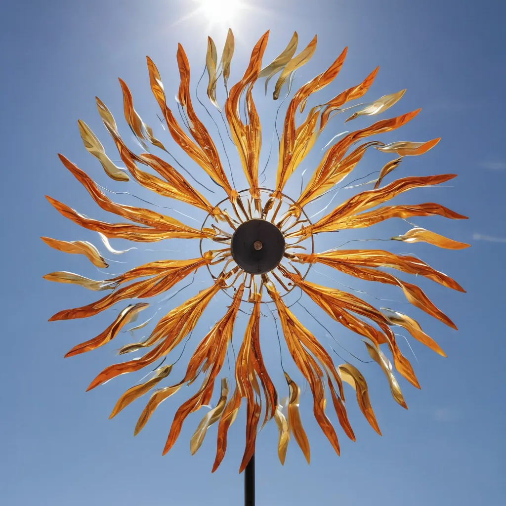 Unveiling the Marvels of Sun Rays Wind Spinner with Solar Light