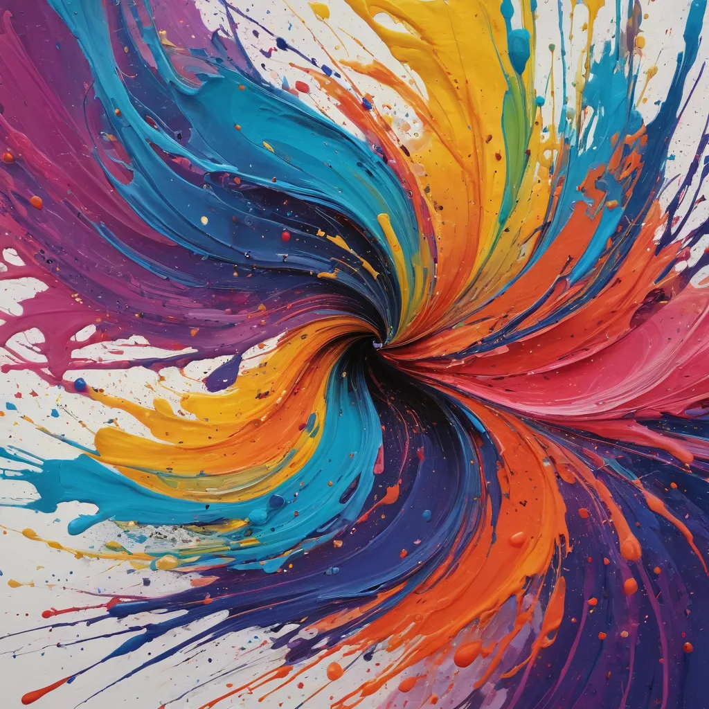 Unleashing Creativity: The Mesmerizing World of Paint Splatter Artistry